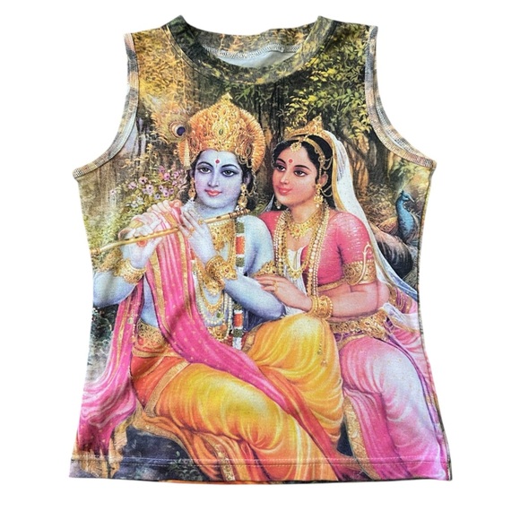 Betsey Johnson | Tops | Y2k Deadstock Vintage Buddhist Indian Shiva All ...